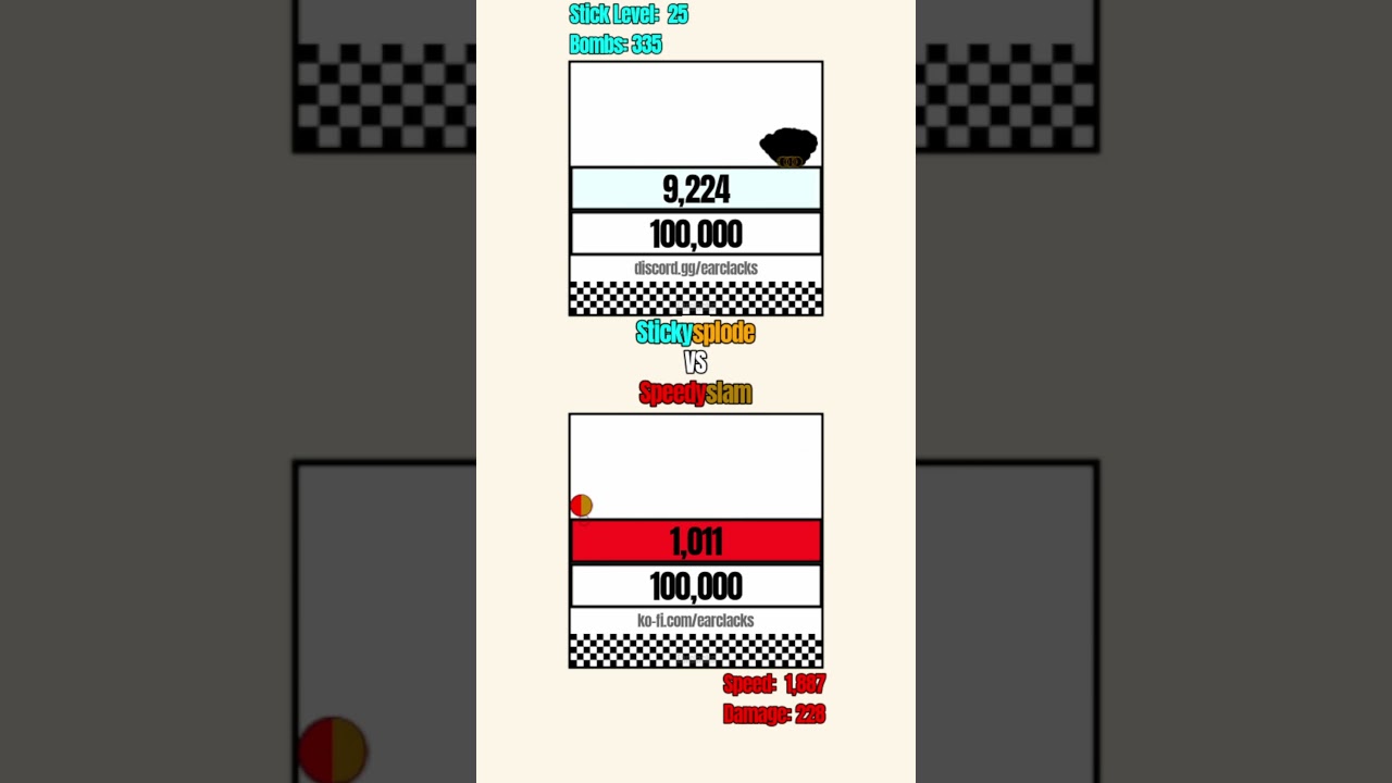 Sticky+Splodey Ball VS Speedy+Slammy Ball