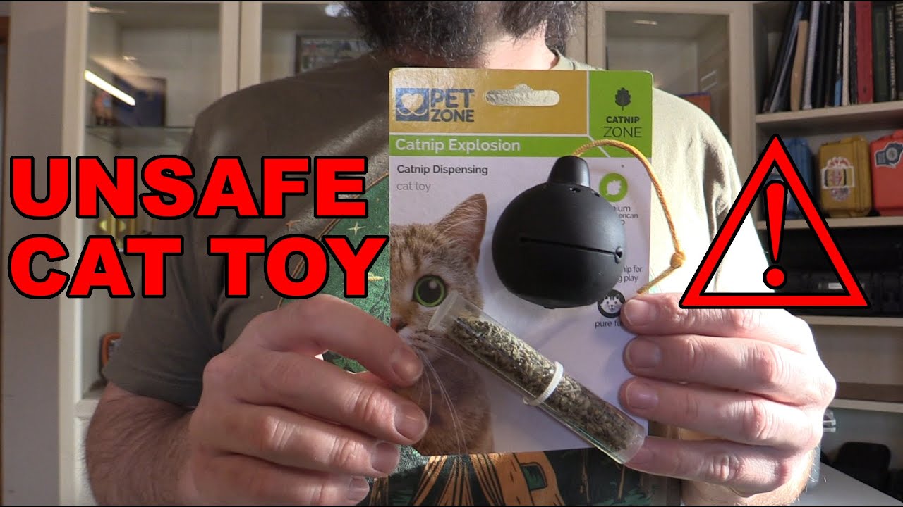 The Pet Zone Catnip Explosion Toy Is Unsafe!