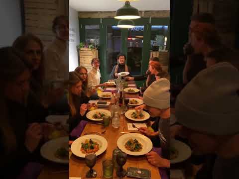 Visited a Zenb Plantbased vegan zero waste supper club in soho