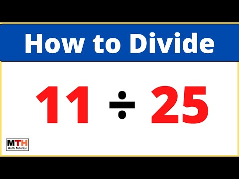 11 divided by 25 (11÷25) | Long Division