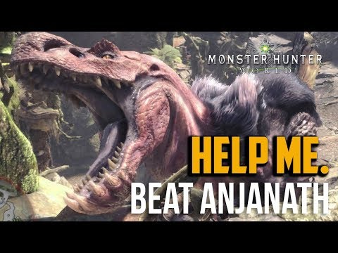Monster Hunter World : How to Beat Anjanath (T-Rex Boss Tips)