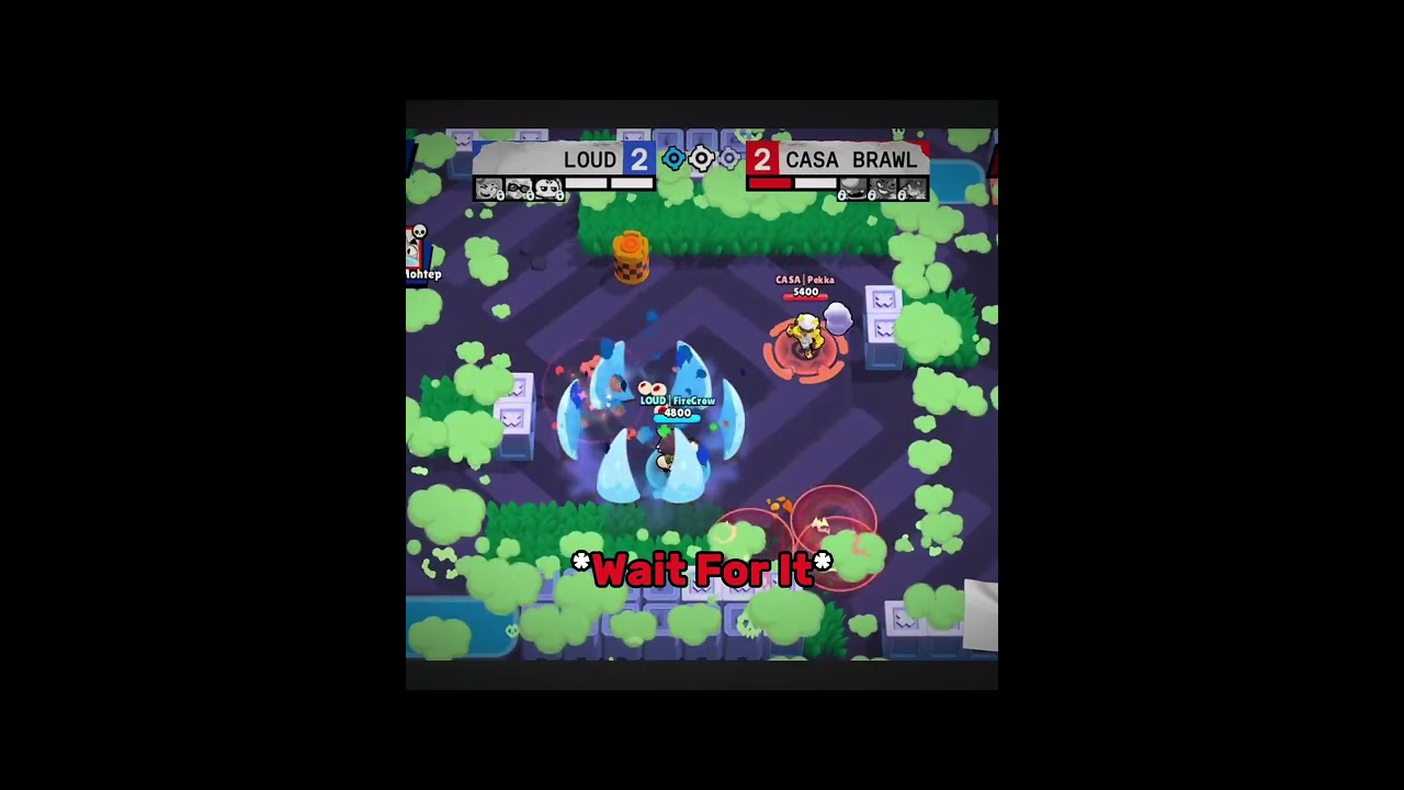 FireCrow 1v2 Clutch in Esport 🤯🔥 #brawlstars #supercell #viralshort #fyp # clutch #edit