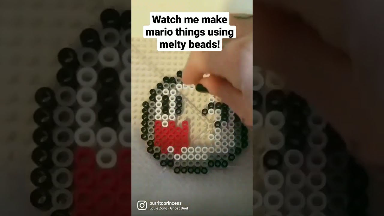 boo! #mario #videogames #supermario #crafts #diy #perlerbeads
