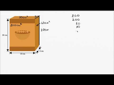 Área da superfície de uma caixa (prisma retangular) (vídeo) | Khan Academy