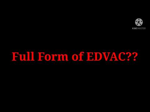 Full Form of EDVAC??