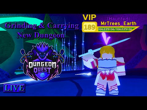 Grinding and carrying viewers & fans in the Forest(Roblox Dungeon Quest)