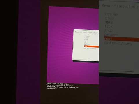 How To Boot Into Rescue Mode Or Emergency Mode in Ubuntu 22.04 / 20.04 / 18.04