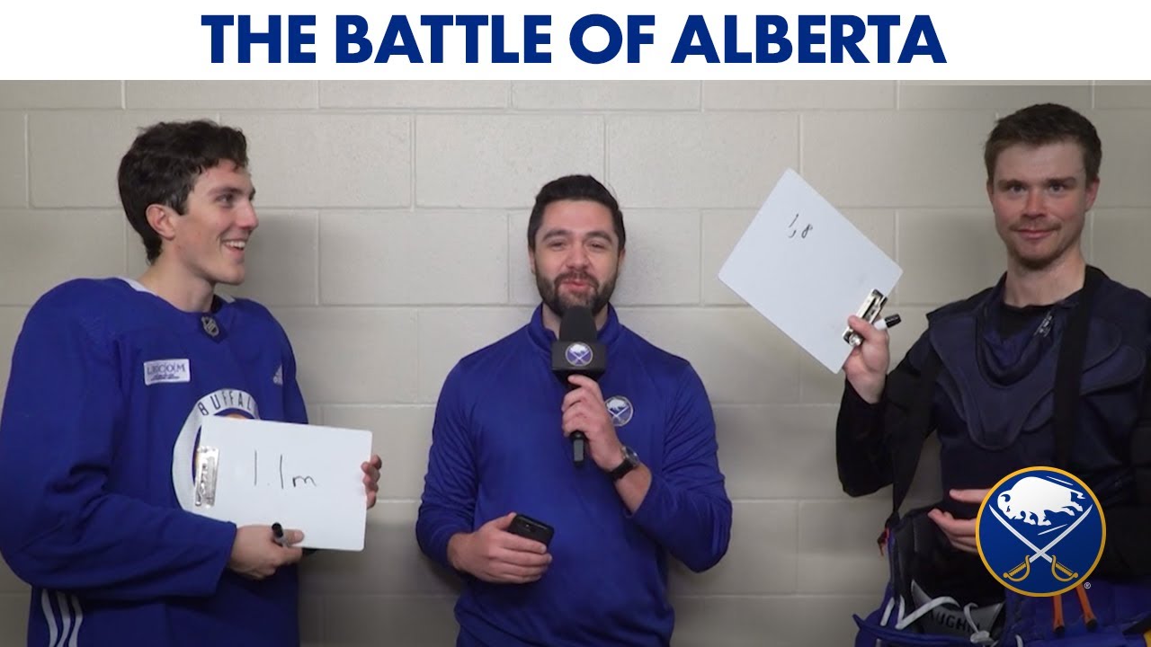 Battle of Alberta: Buffalo Sabres Edition | Peyton Krebs vs Eric Comrie Compete