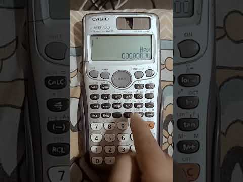 Hexadecimal to binary conversion in scientific calculator