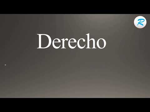 How to pronounce Derecho