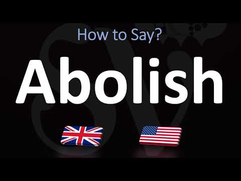 How to Pronounce Abolish? (CORRECTLY)
