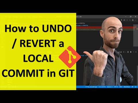How to UNDO / REVERT a LOCAL COMMIT in GIT