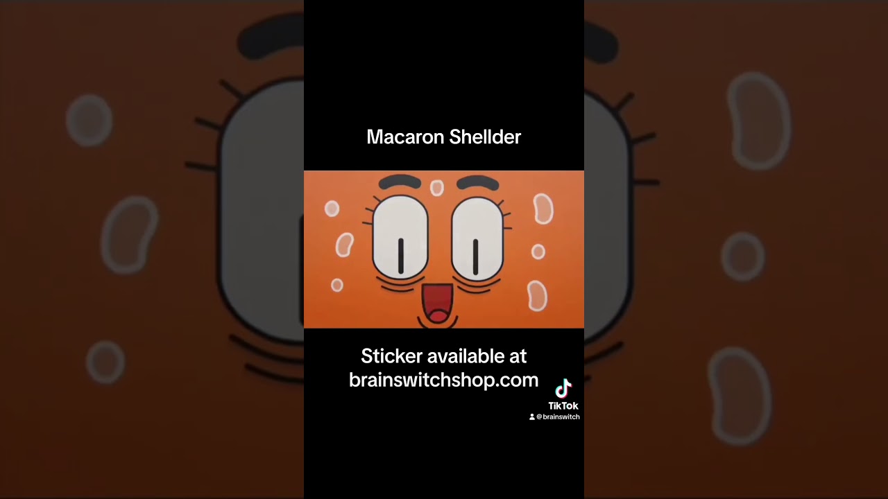 Shellder Macaron. #stickers #pokemon #macaron