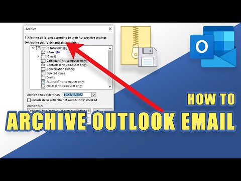 How to ARCHIVE Your OUTLOOK EMAIL (easily!)