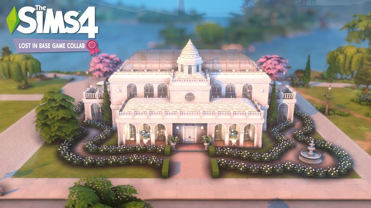 Base Game Community Pool | #lostinbasegamecollab | Sims 4 Speed Build | No CC