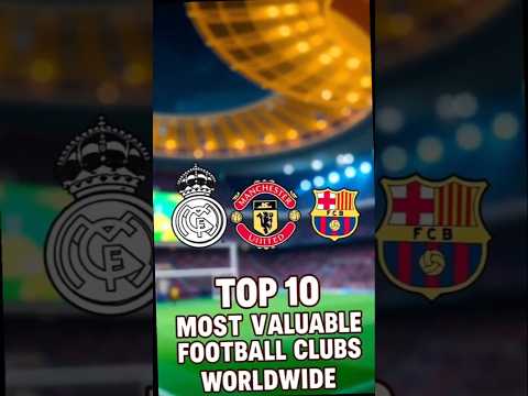 ⚽???? Top 10 Most Valuable Football Clubs in the World 2025! |top 10 best football clubs #footballclub