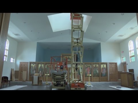 Orthodox Church installs new Pantocrator