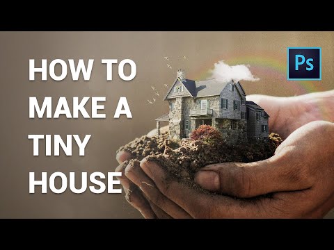 Photoshop Tutorial | Tiny House Photo Manipulation | WISHAH