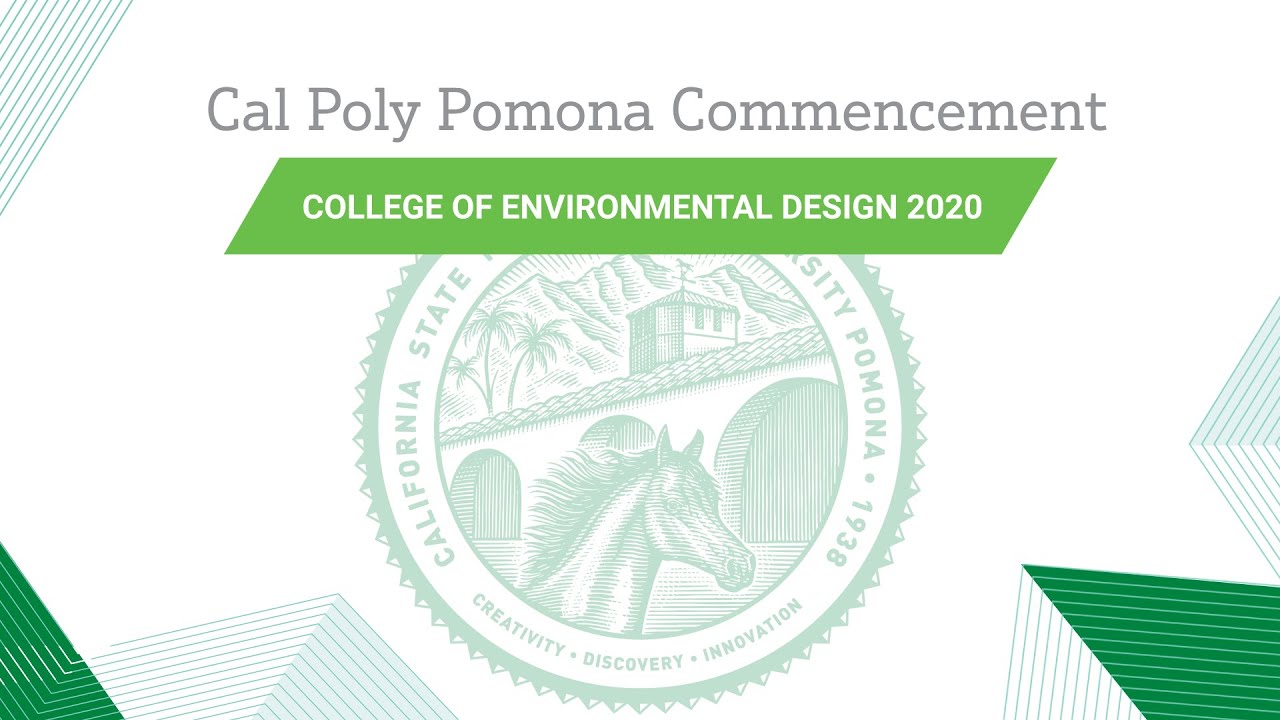 2020 College of Environmental Design Virtual Commencement Ceremony