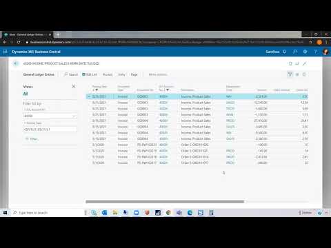 D365 Business Central: Account Schedule Filters and Dimensions