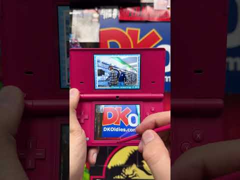 The DSi's Awesome Camera Feature In 2024! #ds #nintendo #dkoldies #shorts