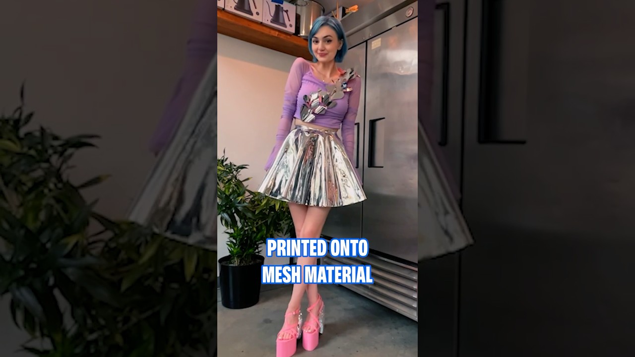 what happens when you 3D PRINT CLOTHES?? #Shorts