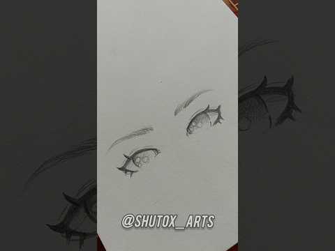 How to draw anime girl's eyes ✨#shorts #art #viral #eyes #shutox_arts