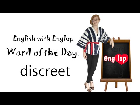 Word of the Day: discreet