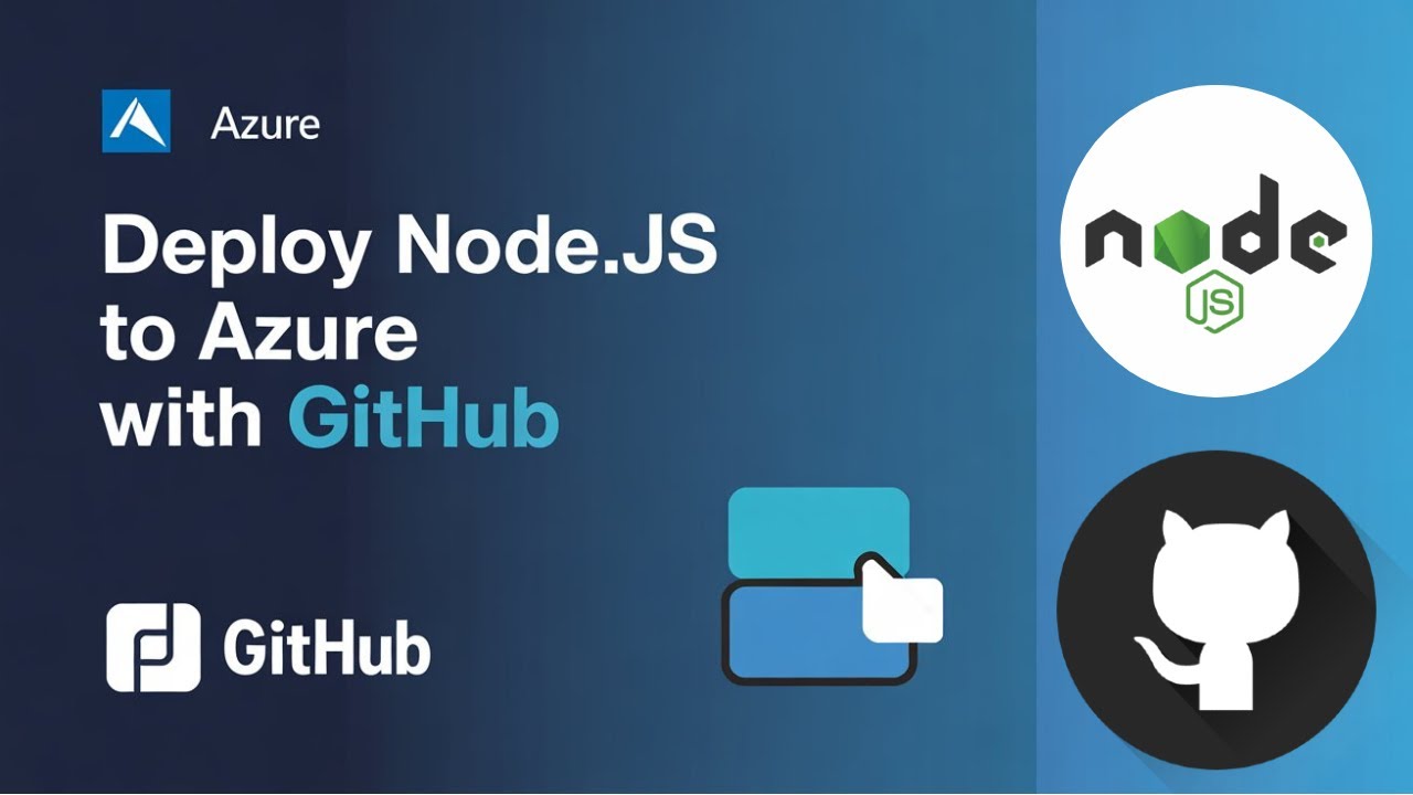 Deploy Node js to Azure App Service | Fast & Easy CI/CD with Github