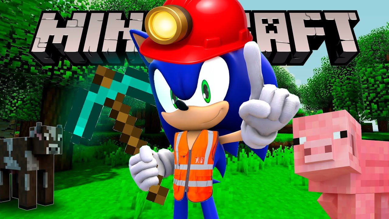 Sonic Plays - MINECRAFT!! Became a Super Builder??