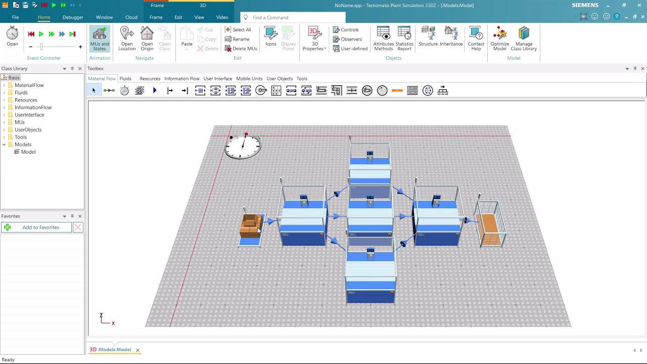 Plant Simulation 05 - station and parallelstation