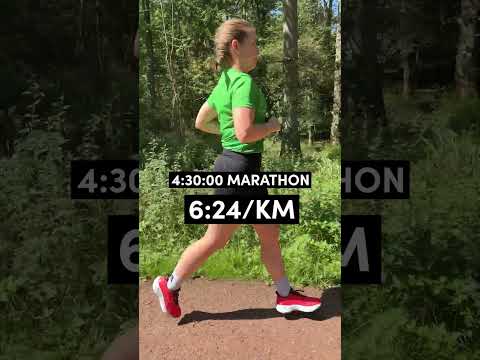 What Marathon Paces Look Like #running #shorts