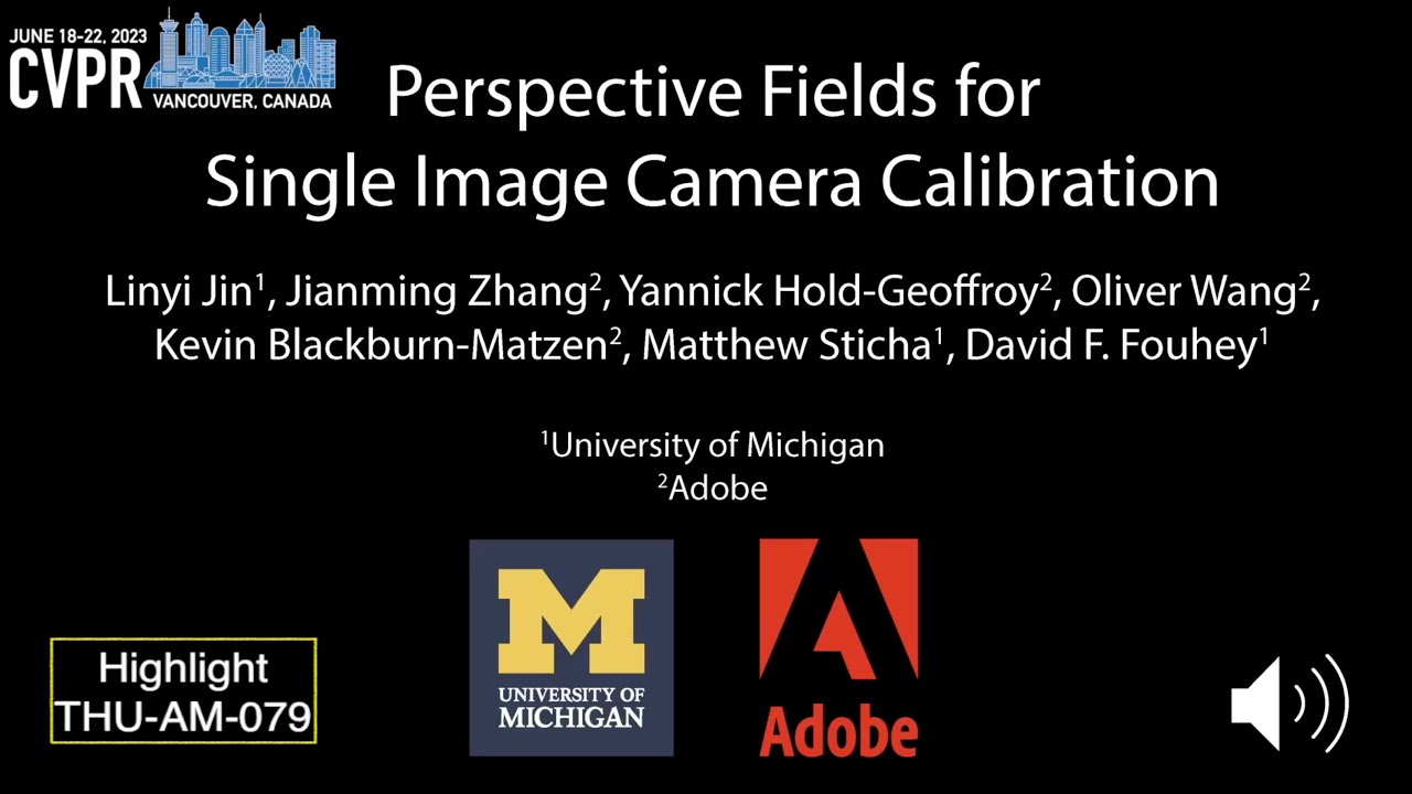 Perspective Fields for Single Image Camera Calibration