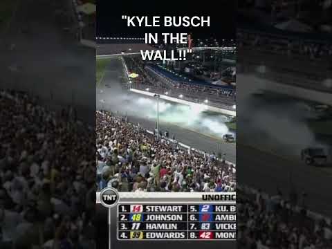 2009 Kyle Busch Last Lap Daytona Near Flip/Huge Crash