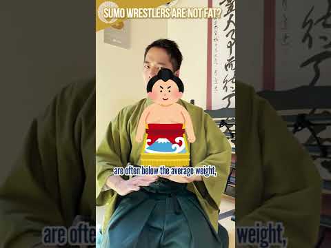 Sumo Wrestlers are NOT Fat #Shorts