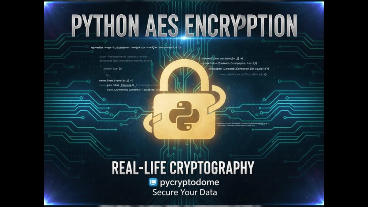 Python program to encrypt using AES | Real-Life Cryptography | pycryptodome library | Encryption