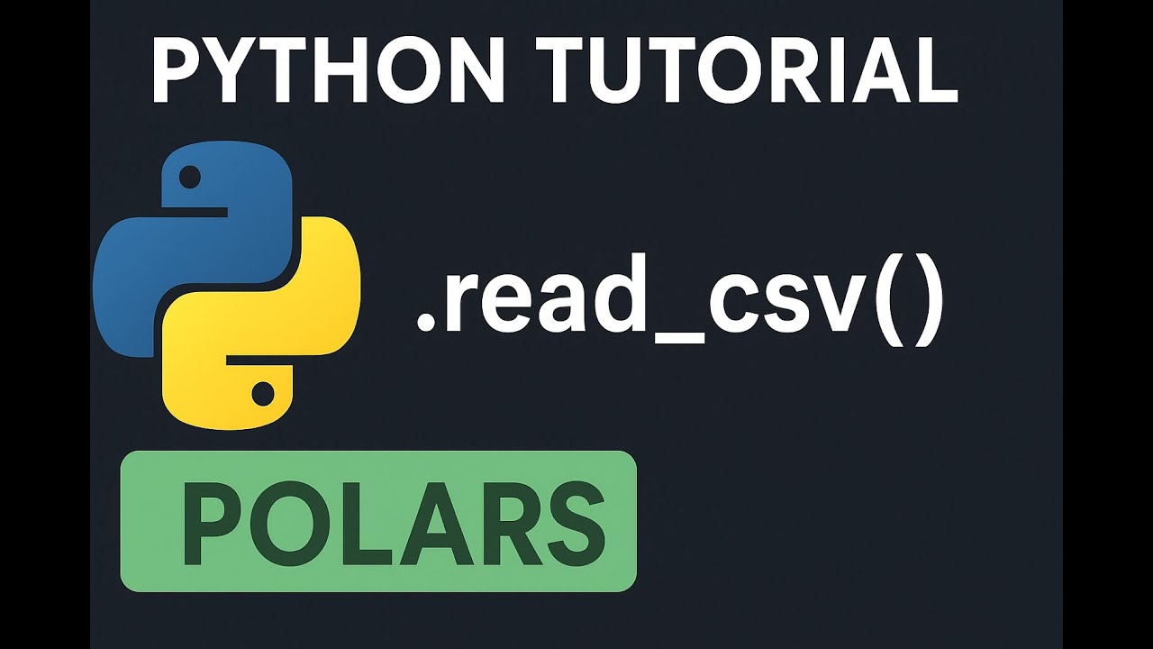Polars Tutorial 1: Read a CSV file using Polars and Python