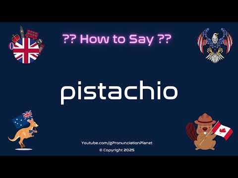 🥜🌰 How to Pronounce pistachio? (CORRECTLY) | Pronunciation Planet