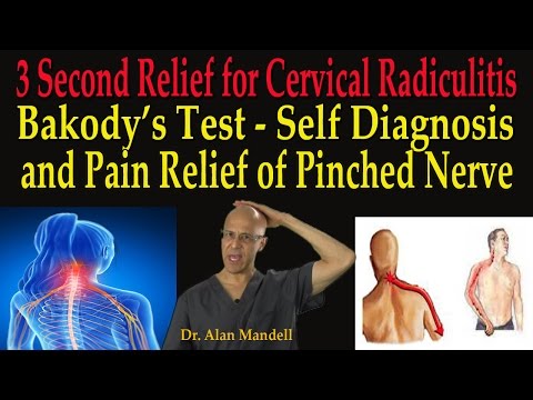 3 Second Pain Relief for Cervical Radiculitis (Bakody'sTest) Self-Diagnosis - Dr Mandell