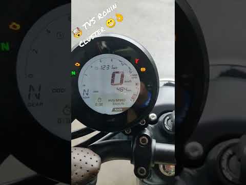 Offset Meter Cluster of TVS Ronin 😁👌👌