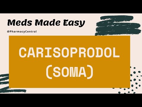 Carisoprodol (Soma) : Meds Made Easy (MME)