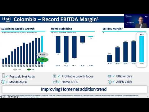 Millicom | Tigo - Q2 2024 results webcast
