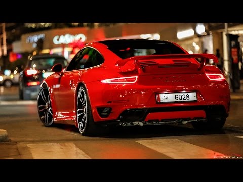 Porsche 991 Techart Turbo S - Flames and LOUD Pops & Bangs !