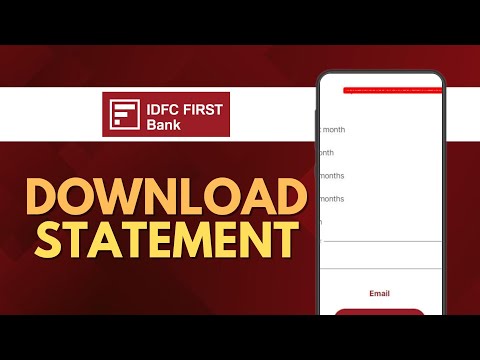 How to Download Bank Statement from IDFC App? IDFC Statement Download