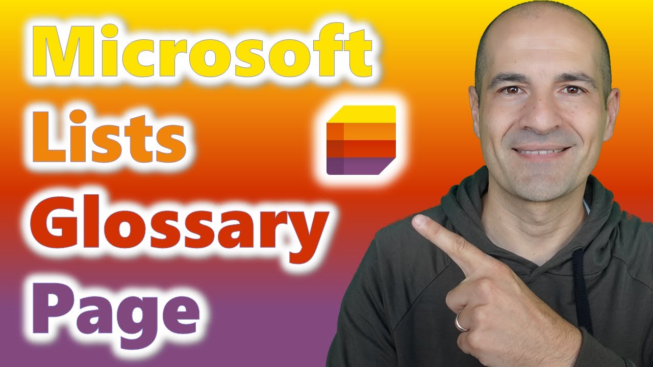 Microsoft Lists Guide: Crafting an Engaging Glossary Page on ...