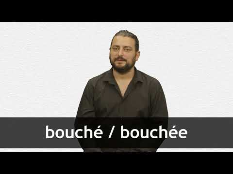 English Translation of “BOUCHÉ” | Collins French-English Dictionary
