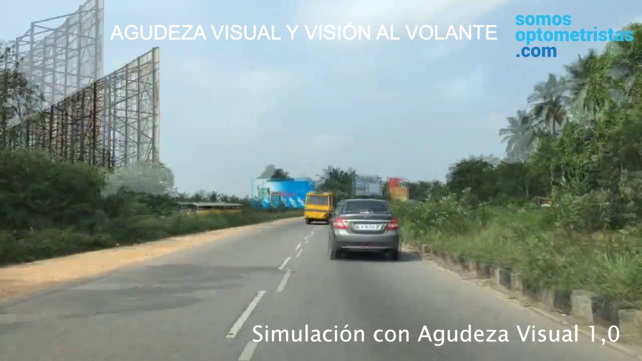 Agudeza visual y visión al volante