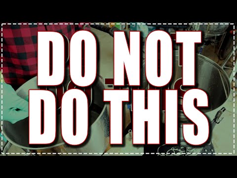 DO NOT DO THIS! - Caustic Soda - Usage - Cleaning - Disposal??? Hop Filter - Phosphoric Acid Sani.