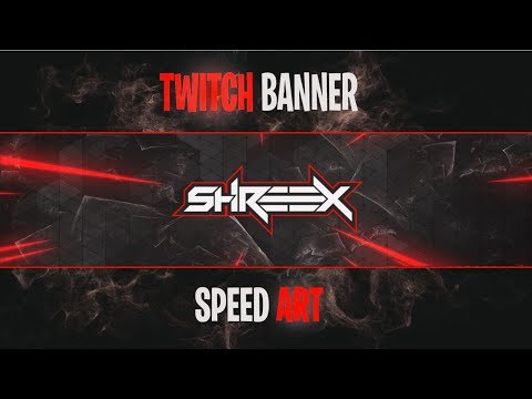Twitch banner speed art #2 | Photoshop