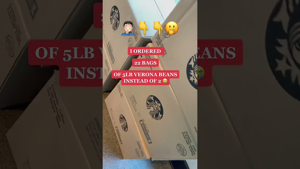 I ordered 22 bags of coffee beans instead of 2!#coffee #oops #wrongorder #toomuchcoffee